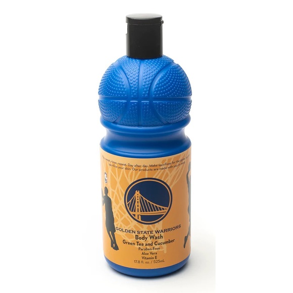 NBA | Bath | Golden State Warriors Nba Body Wash Blue Yellow Steph ...